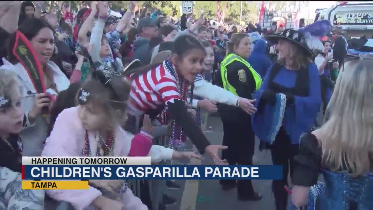 Thousands expected for the 2025 Gasparilla Children’s Parade – WFLA