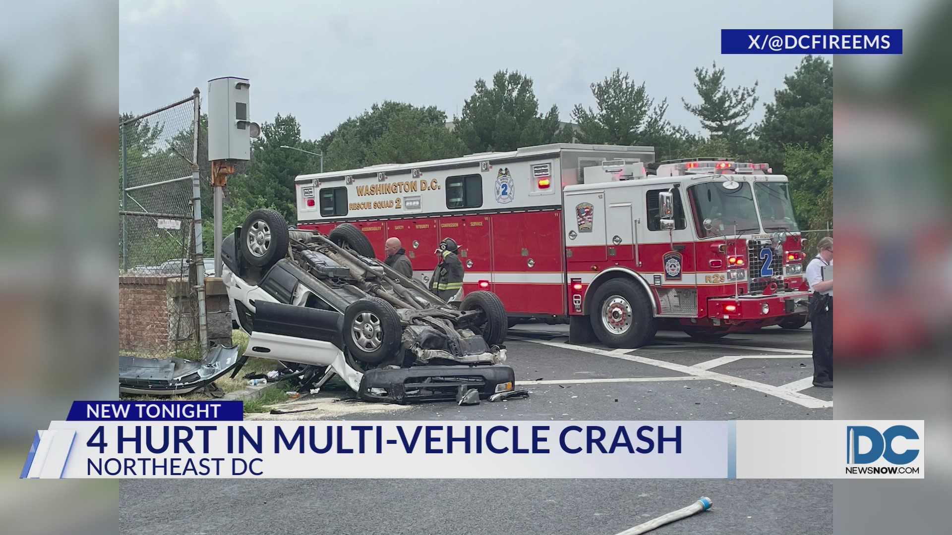 4 injured in multi-vehicle crash – DC News Now | DC, Virginia, Maryland ...
