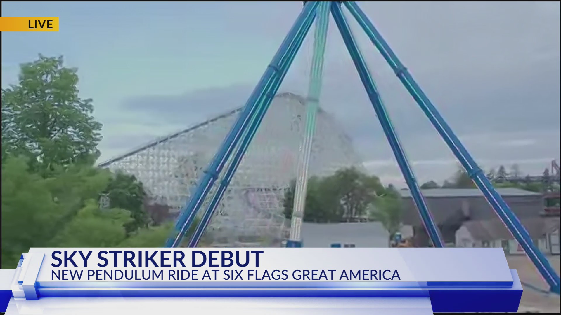Six Flags Sky Striker Debut – MyStateline | WTVO News, Weather and Sports