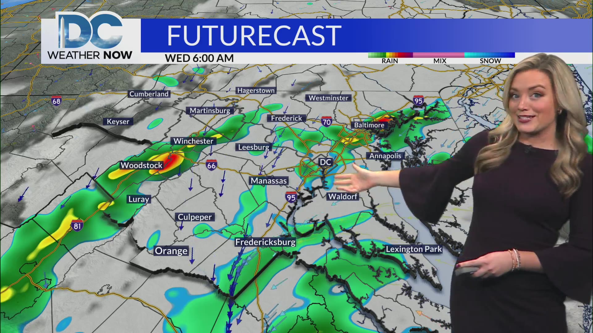 Cool, cloudy with scattered showers Wednesday – DC News Now | DC ...