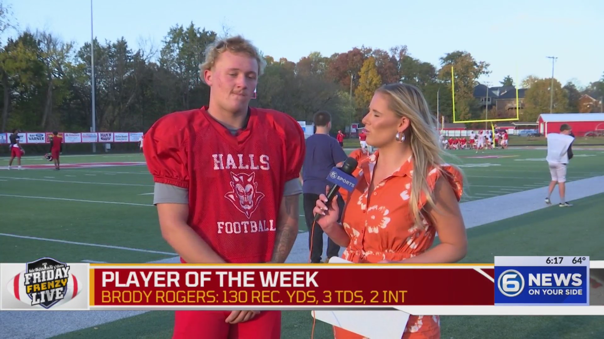 WATE Player of the Week: Brody Rogers dominates on both sides of the ...