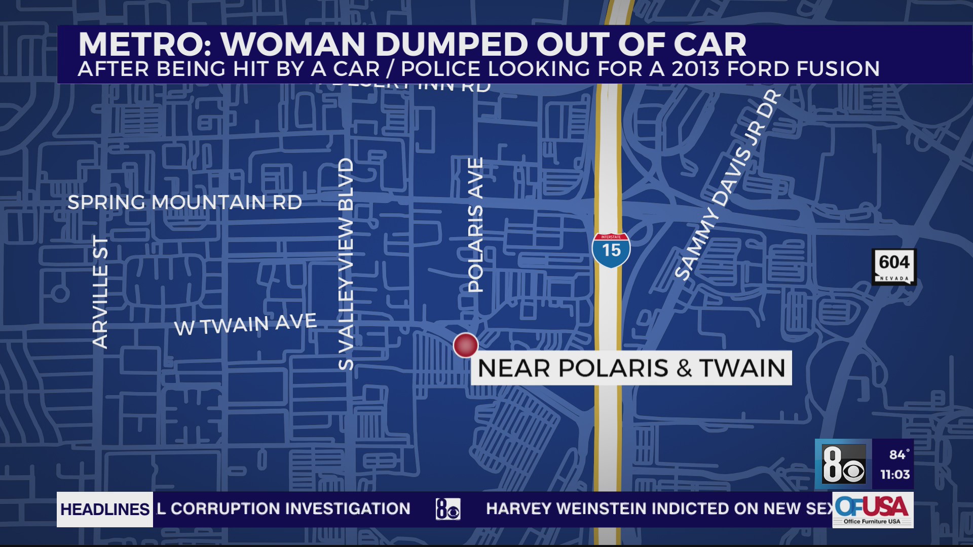 Video shows woman fall out of car before death; Las Vegas police search ...