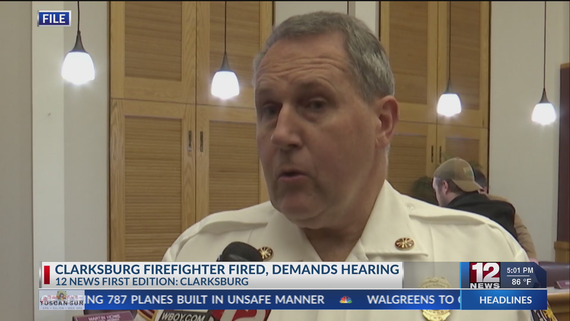 Former Clarksburg Fire Chief says he was fired because of involvement ...