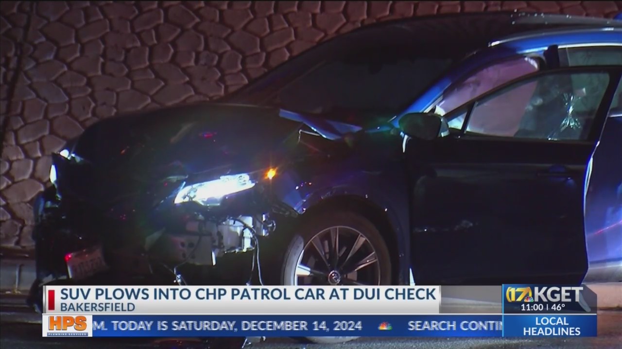 No Excuse Suv Plows Into Chp Patrol Car As Officers Set Up Dui