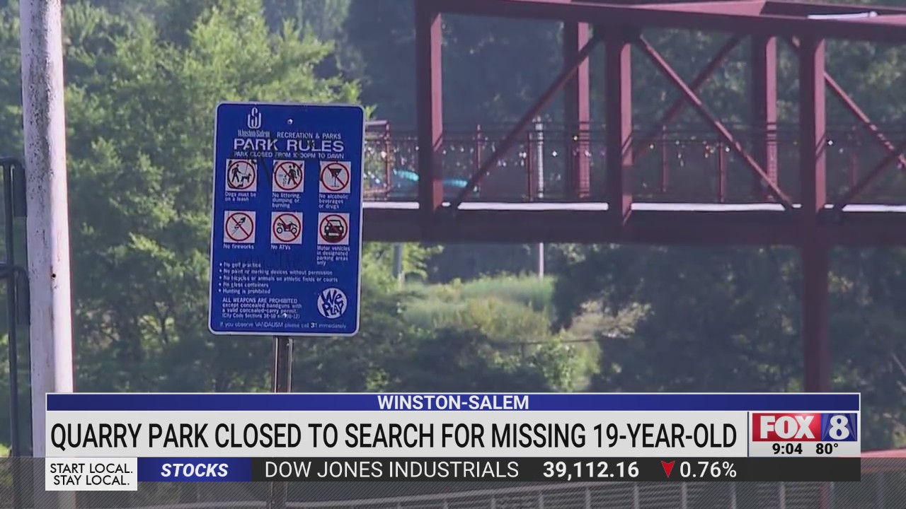 Officials search Quarry Park for missing 19-year-old in Winston-Salem ...