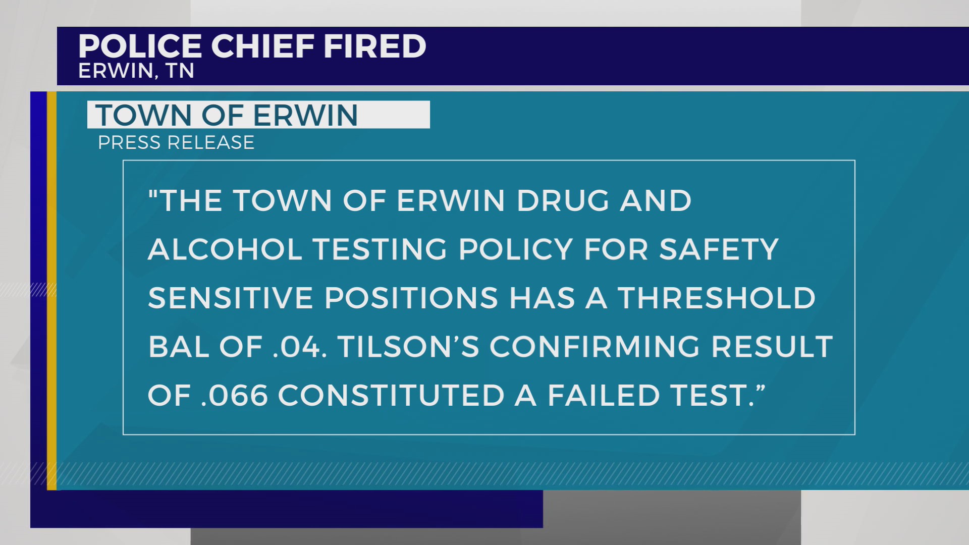 Erwin police chief terminated, has filed appeal – WJHL | Tri-Cities ...