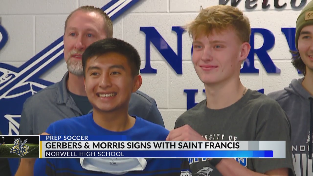 Norwell’s Hudson Gerbers and Kyler Morris sign with Saint Francis ...