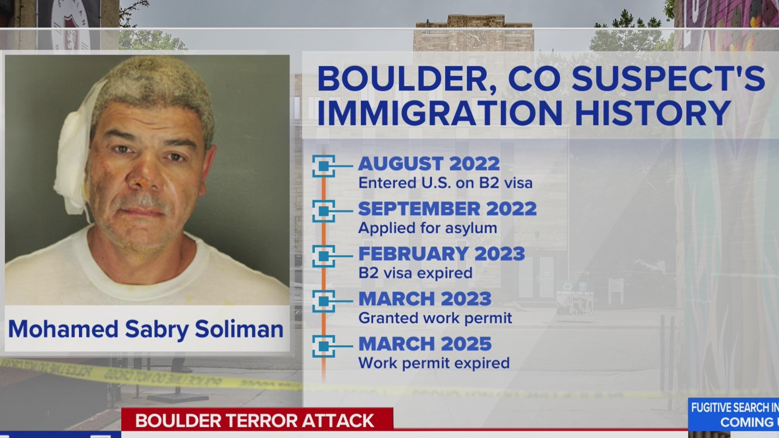 Colorado attack suspect says he planned violence for a year on expired ...