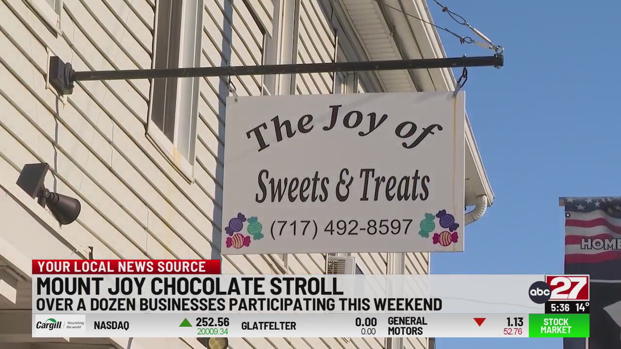 Mount Joy chocolate stroll coming up this weekend – ABC27