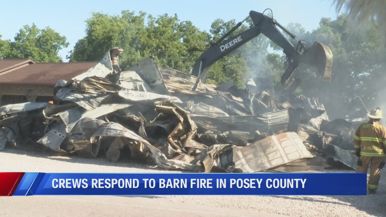 Crews respond to barn fire in Posey County – Eyewitness News (WEHT/WTVW)