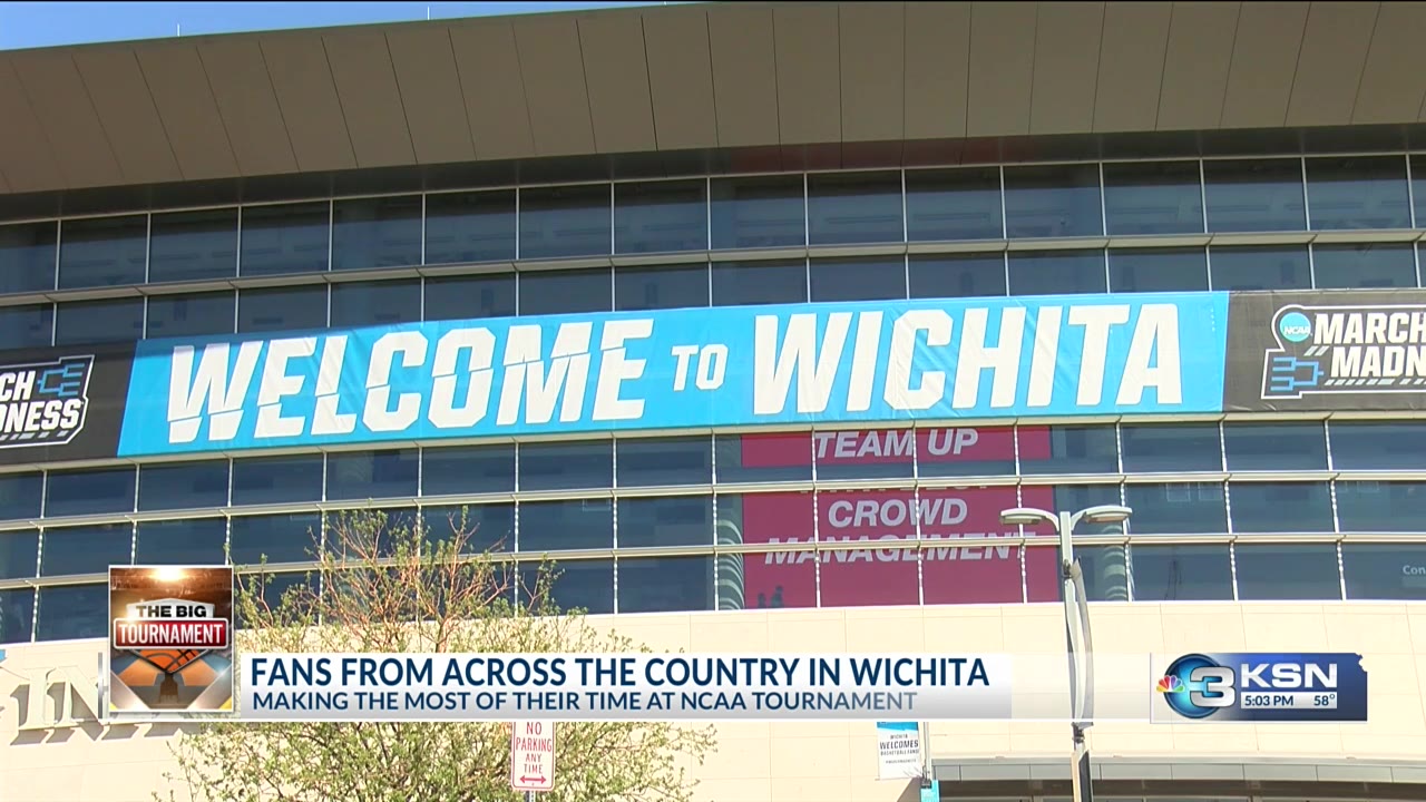 A sea of colors: Out of state fans come to Wichita for NCAA Tournament ...