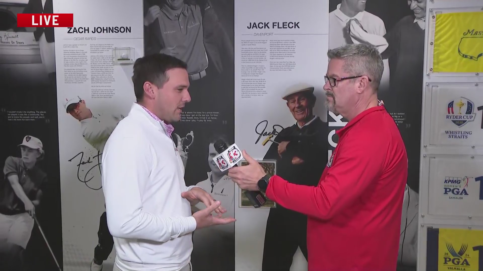 Nate McCoy, Mike McCoy’s son, talks about being his dad’s caddy in 2014 ...