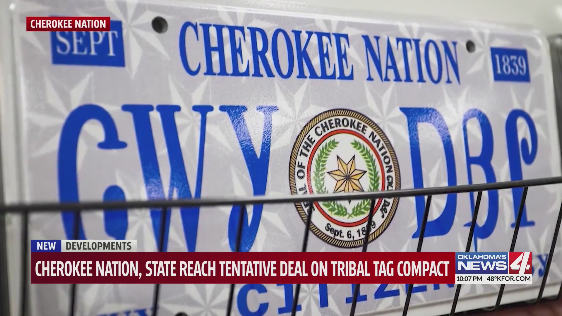 Cherokee Nation, state reach tentative deal on tribal tag compact ...