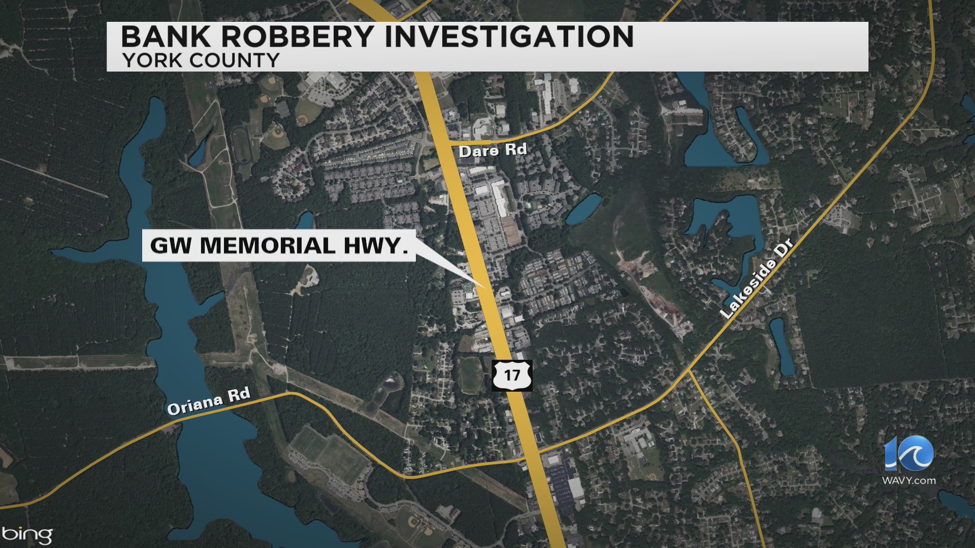 Deputies: Suspect sought after bank robbery at York Bayport Credit ...