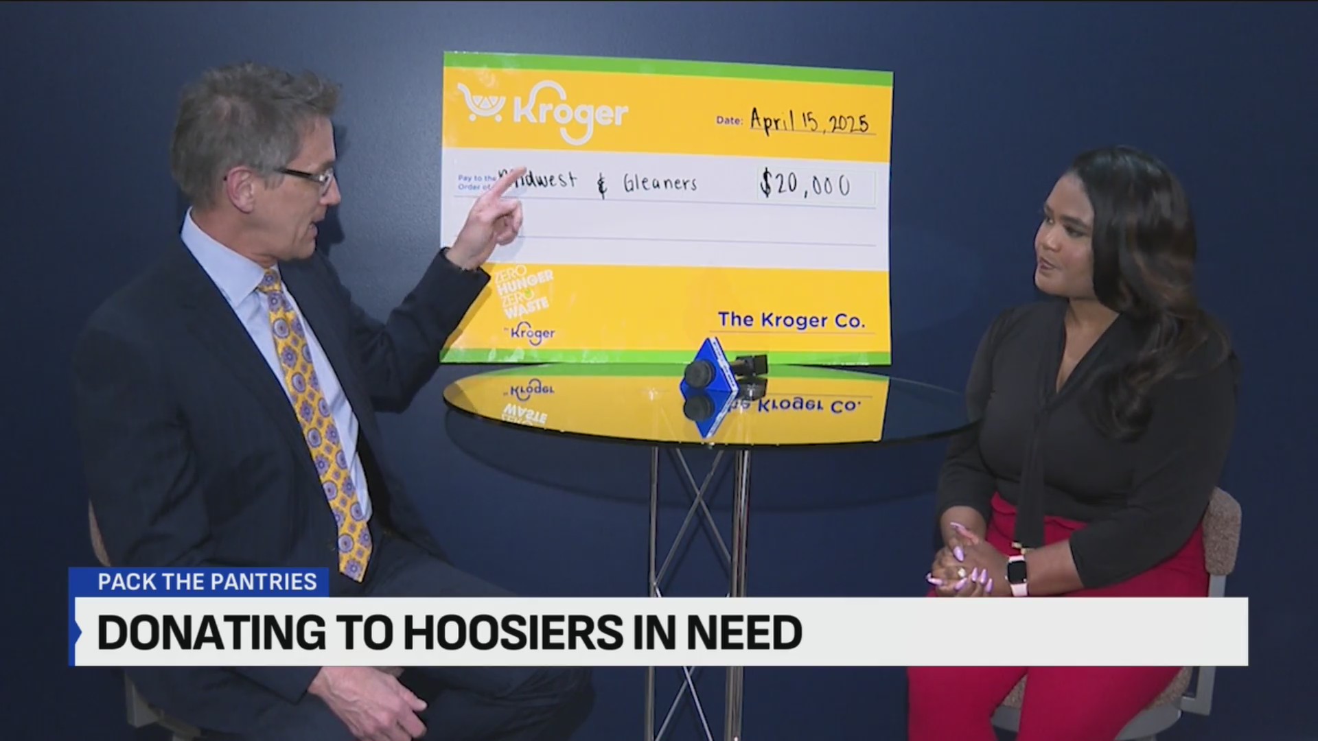 Pack the Pantries: Kroger presents $20K donation check – Fox 59