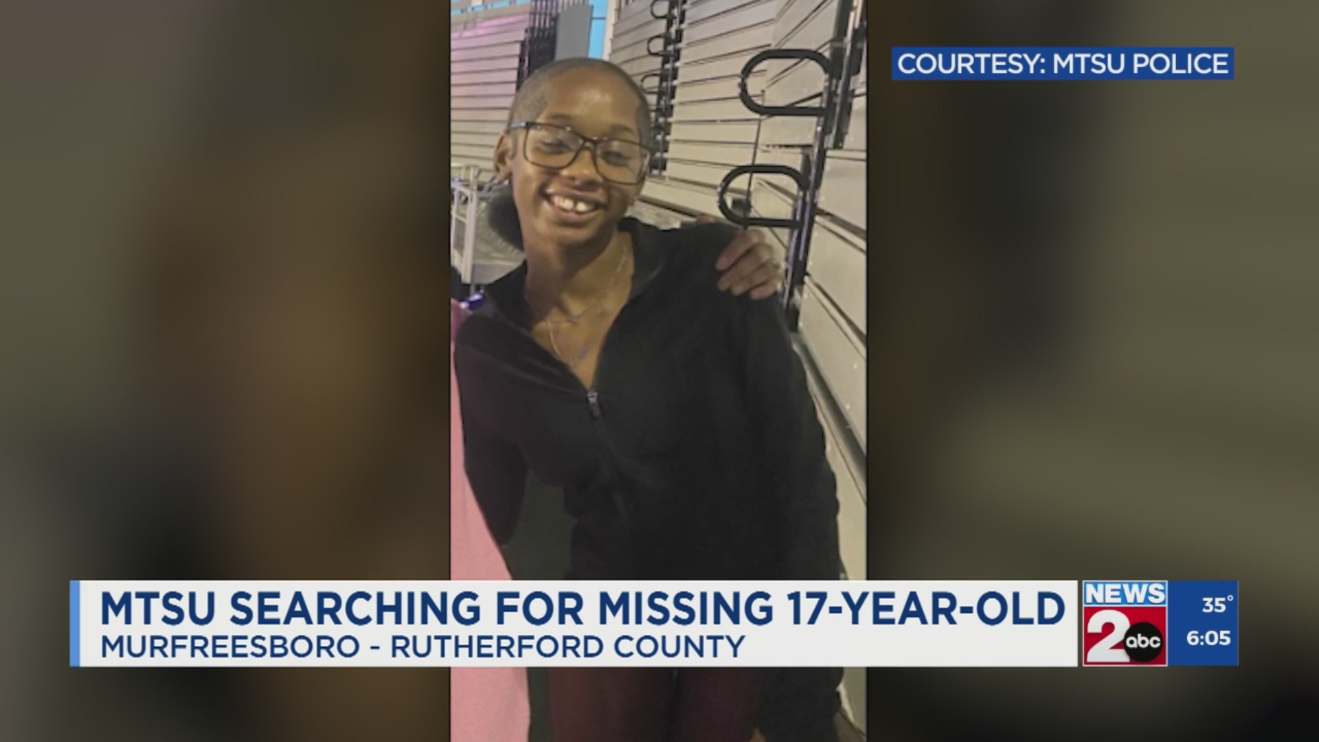 MTSU campus police search for missing 17-year-old – WKRN News 2