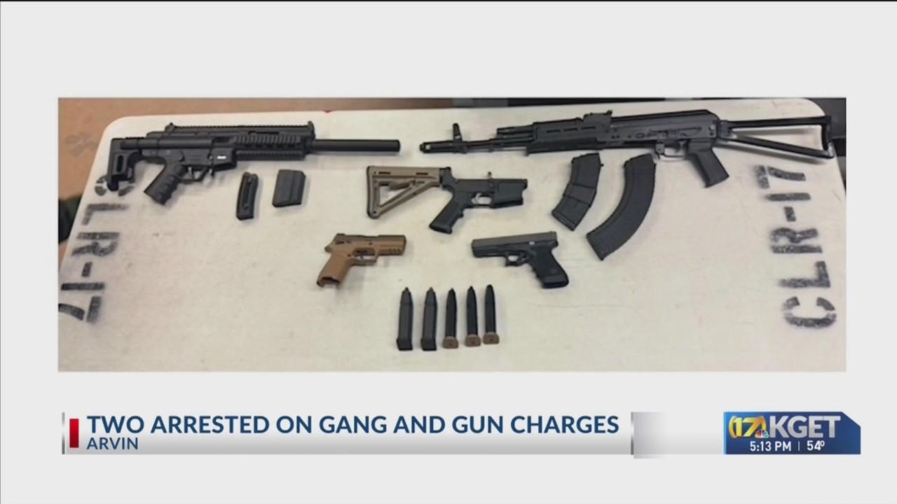 2 arrested on gang, gun charges in Arvin: KCSO – KGET 17 News