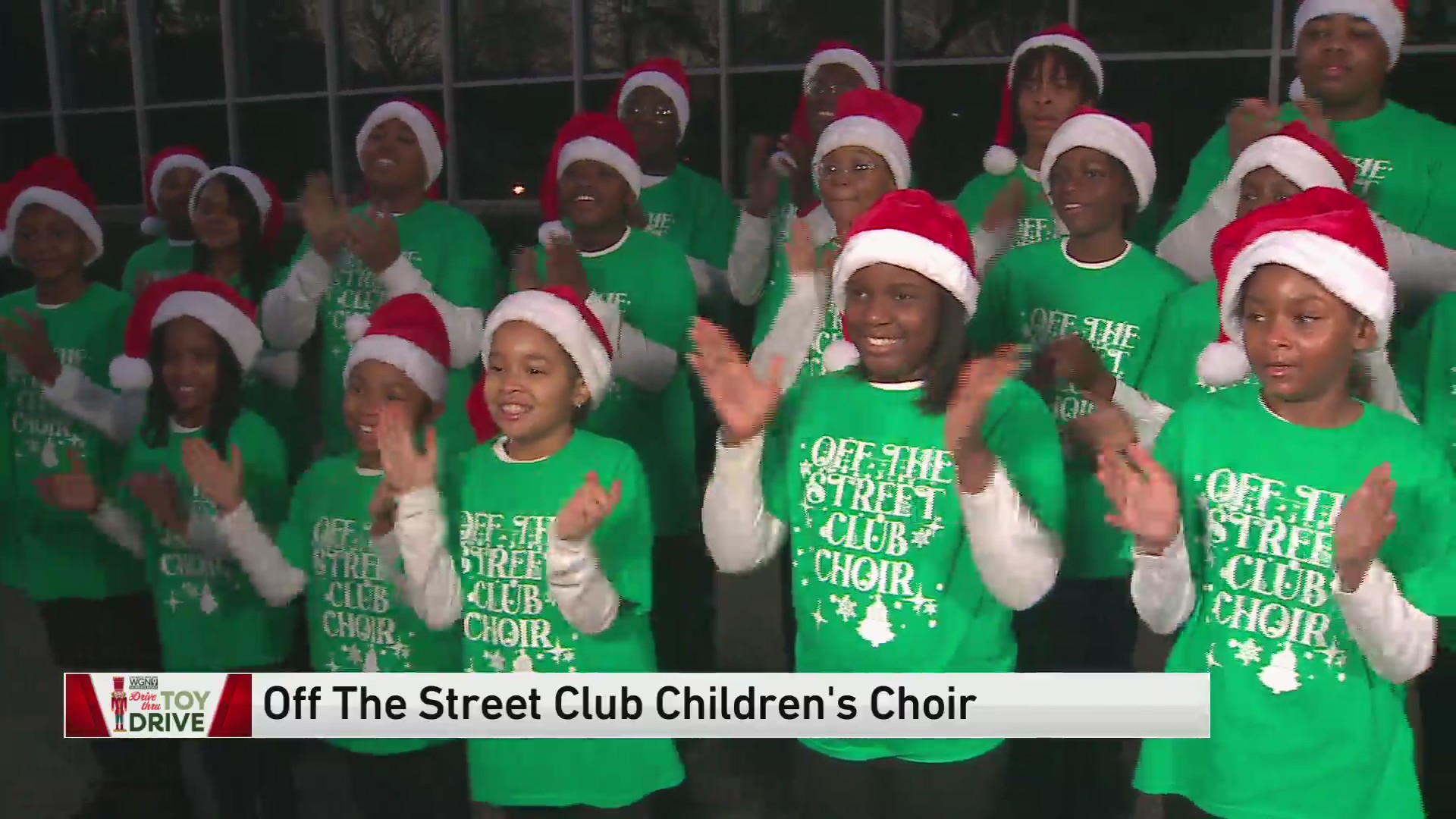 Off the Street Club Children’s Choir at 2024 WGN Toy Drive – WGN-TV