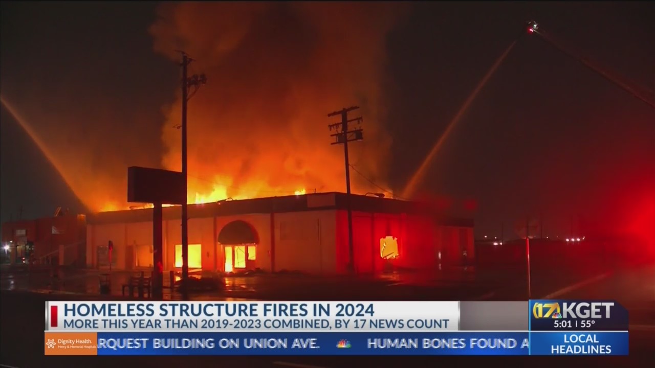 Homeless structure fires in 2024 – KGET 17 News