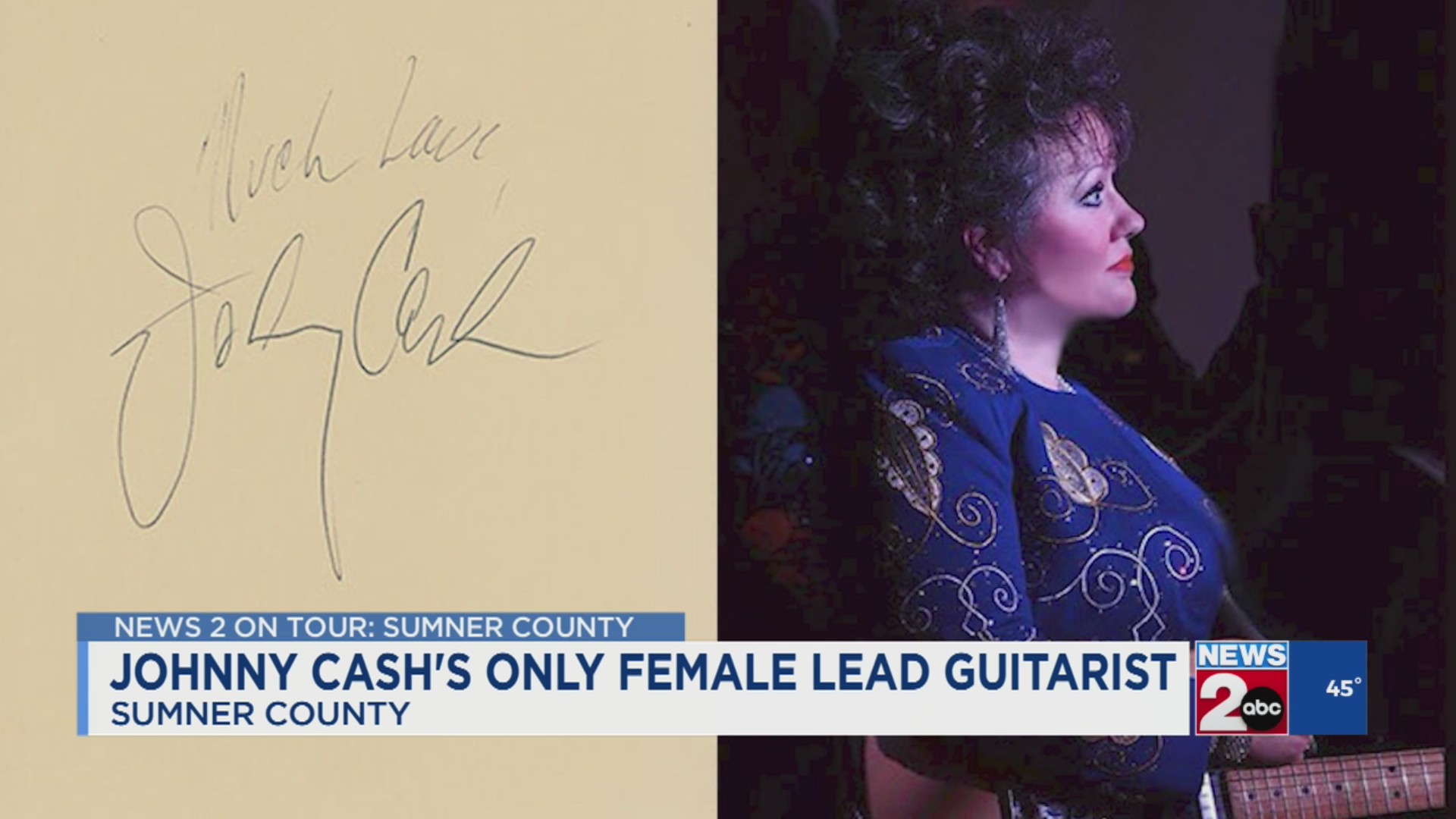 Talking with Johnny Cash’s only female lead guitarist – WKRN News 2