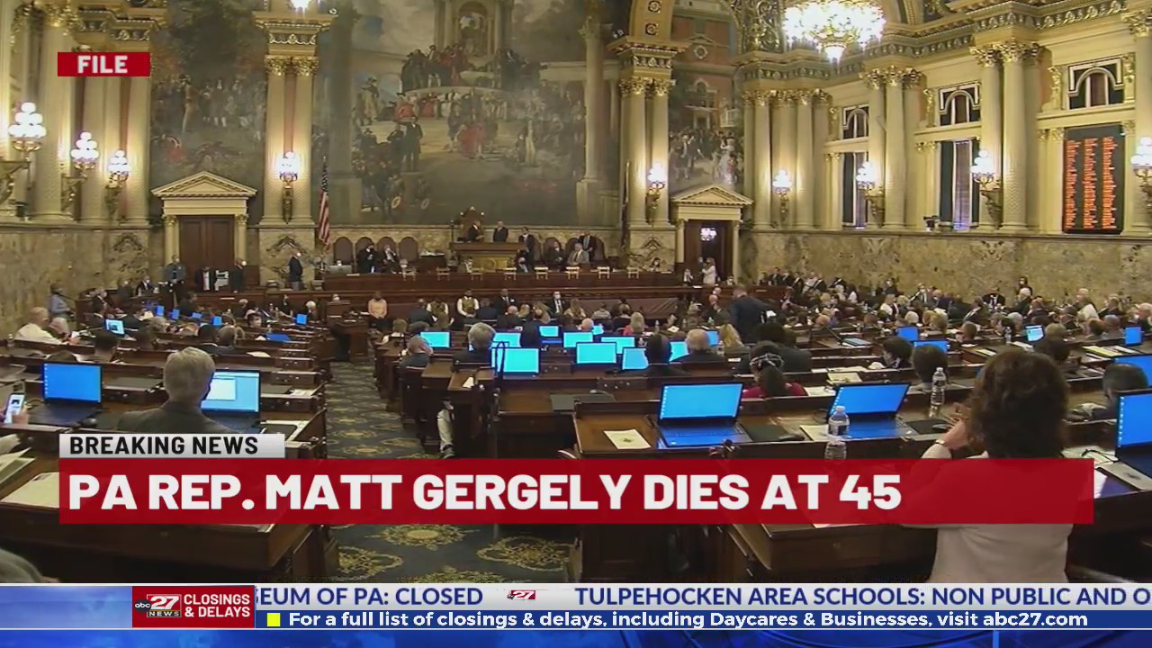 Pa. Rep. Matt Gergely dies at 45 – ABC27