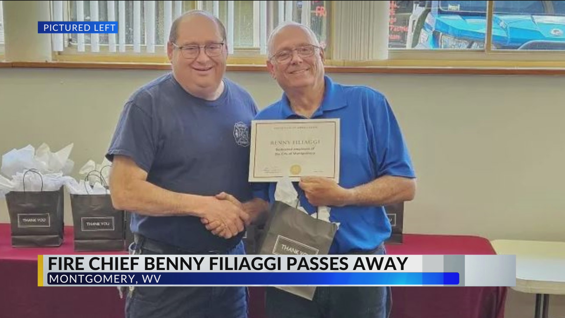 Montgomery Fire Chief Filiaggi passes away – WOWK 13 News
