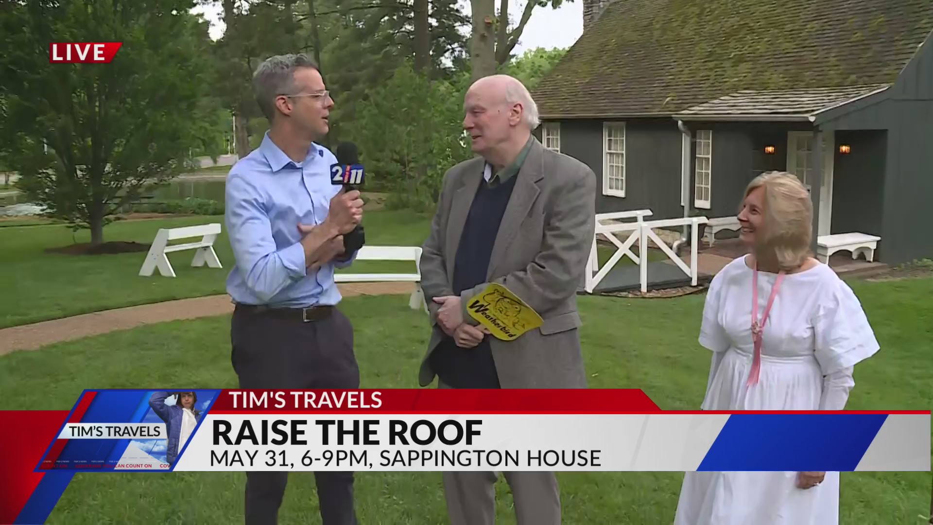Tim’s Travels: Raisin’ the Roof at the Sappington House – FOX 2