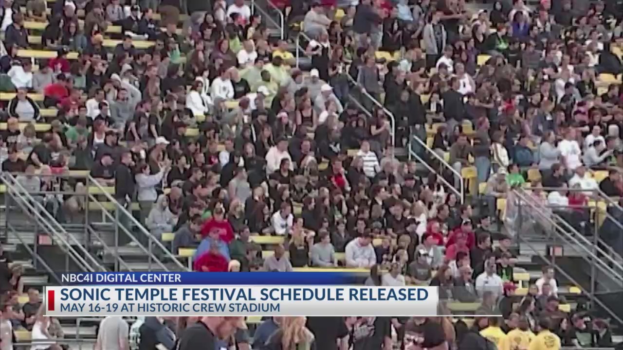 2024 Sonic Temple Festival schedule at Historic Crew Stadium released ...