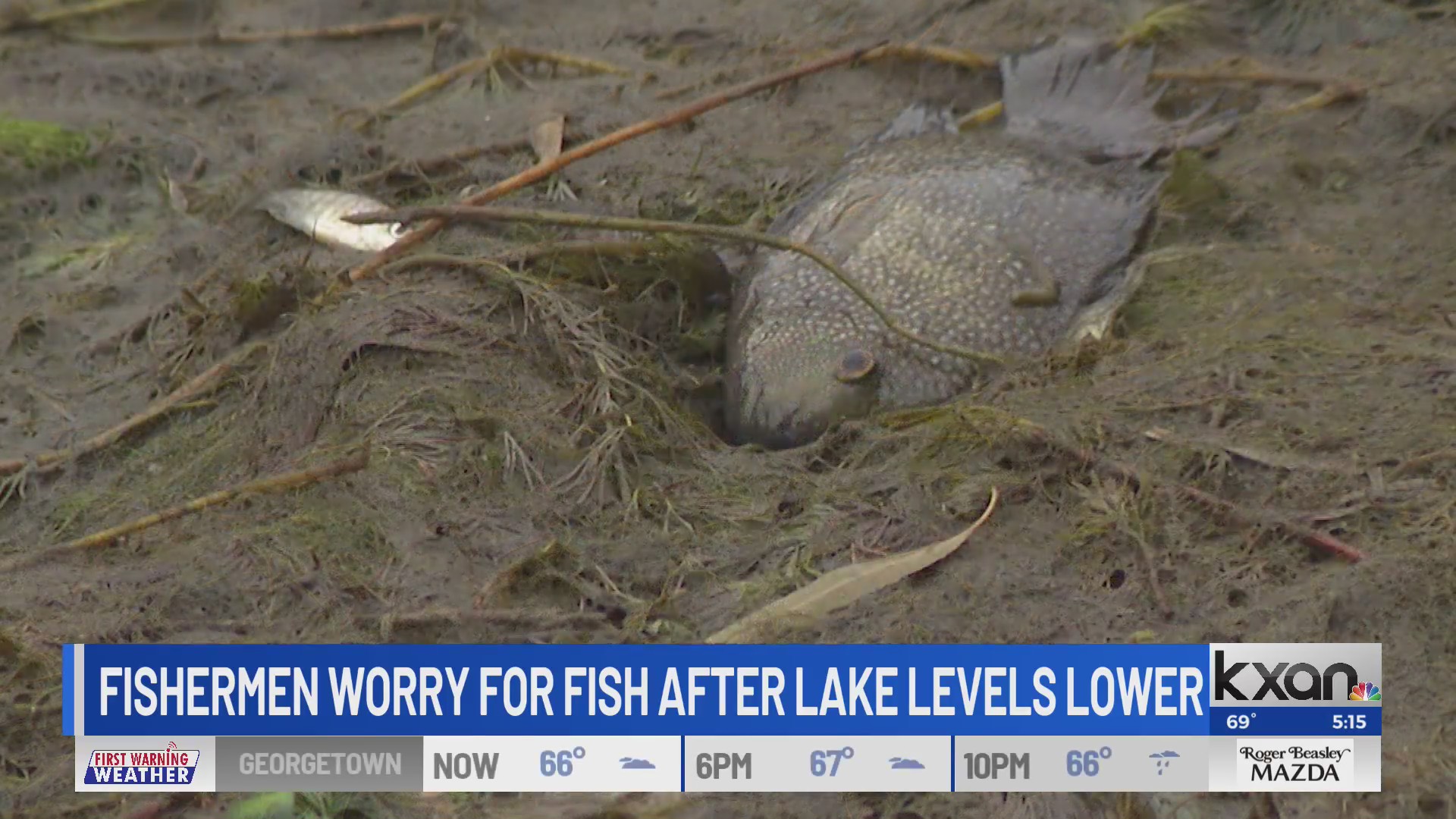 Temporary barrier added to Longhorn Dam to prevent further drop in lake ...