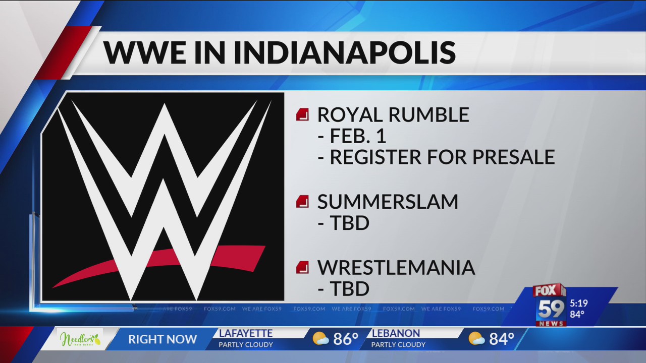 WWE WrestleMania, SummerSlam, Royal Rumble all coming to Indianapolis ...