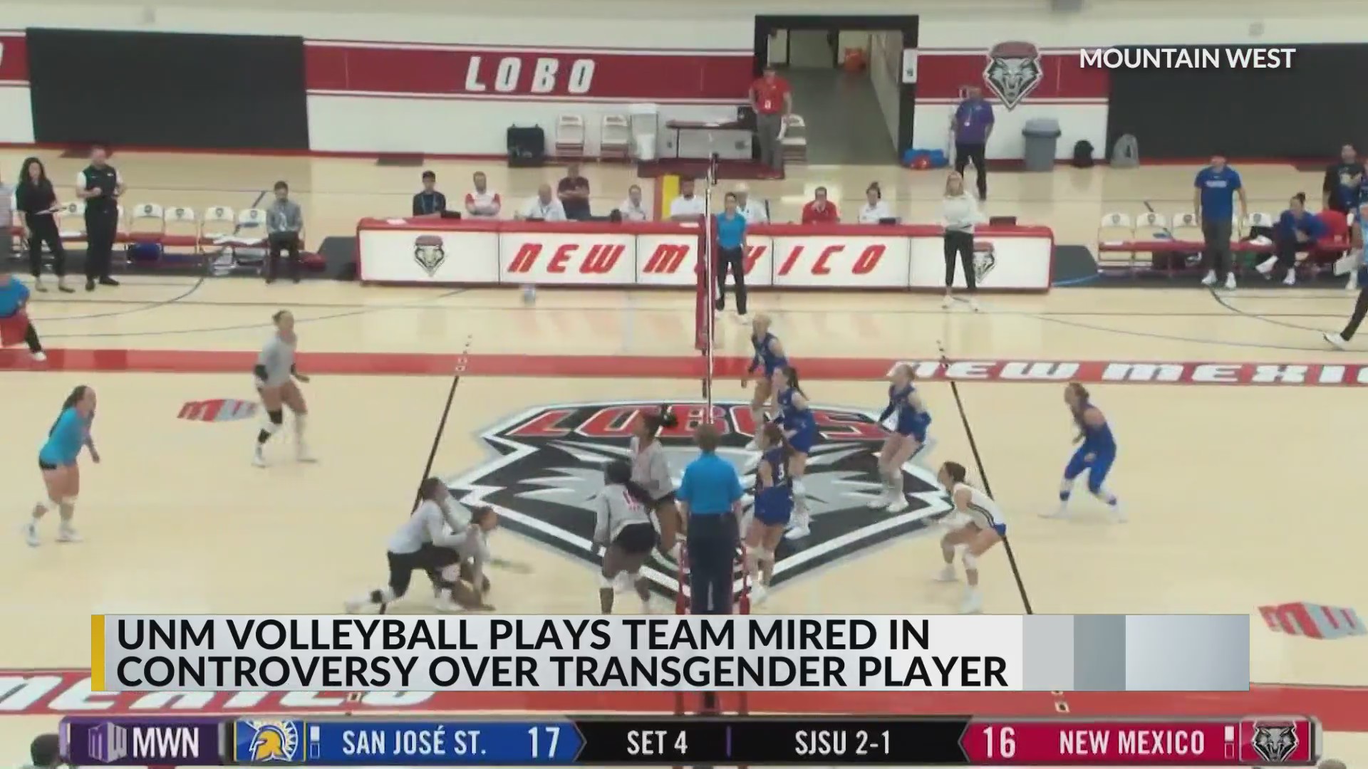 UNM volleyball coach speaks after team plays controversial game against ...