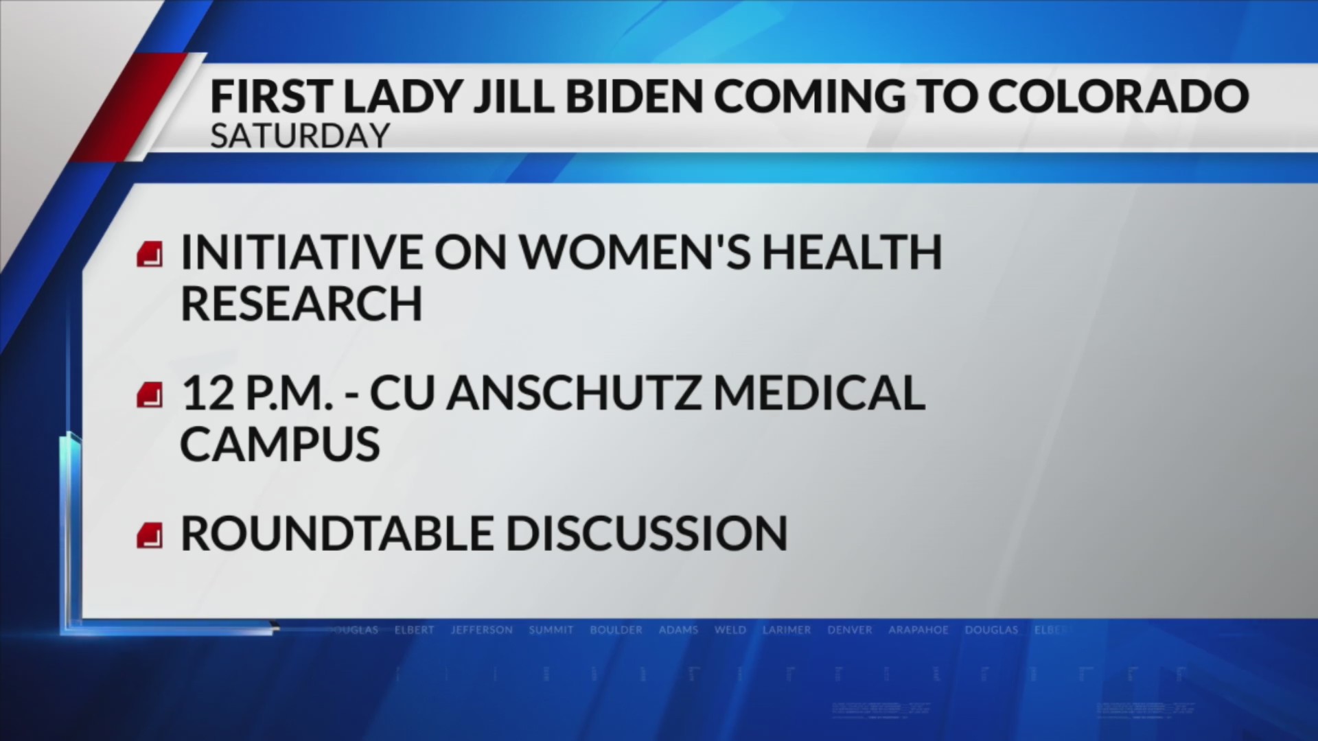 First lady Jill Biden to visit Colorado for women’s health discussion ...