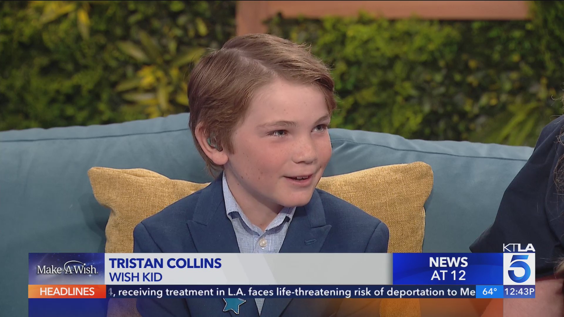 Make-A-Wish Wednesday: Meet wish kid Tristan Collins – KTLA