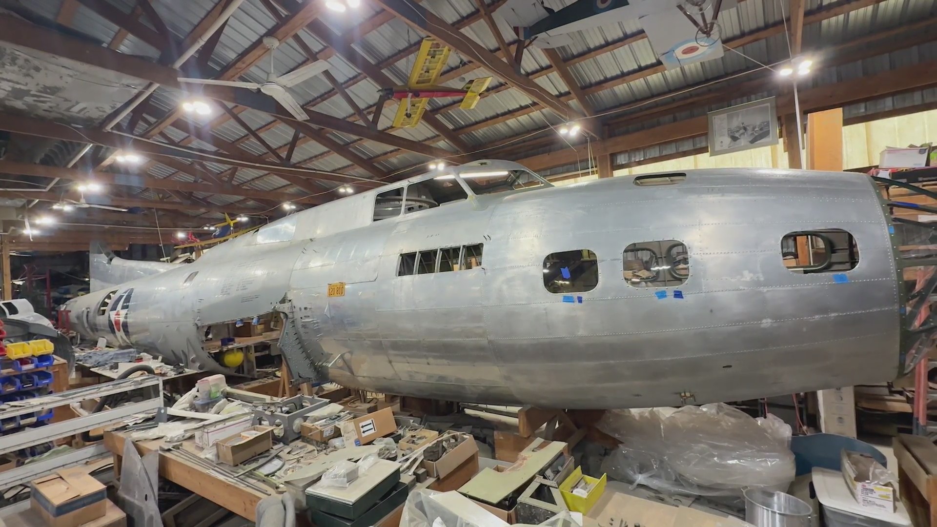 Suburban man brings history back to life with 75-foot WWII aircraft ...