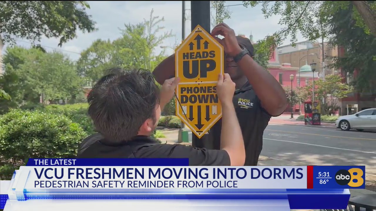 VCU Police launch campaign to improve pedestrian safety – WRIC ABC 8News