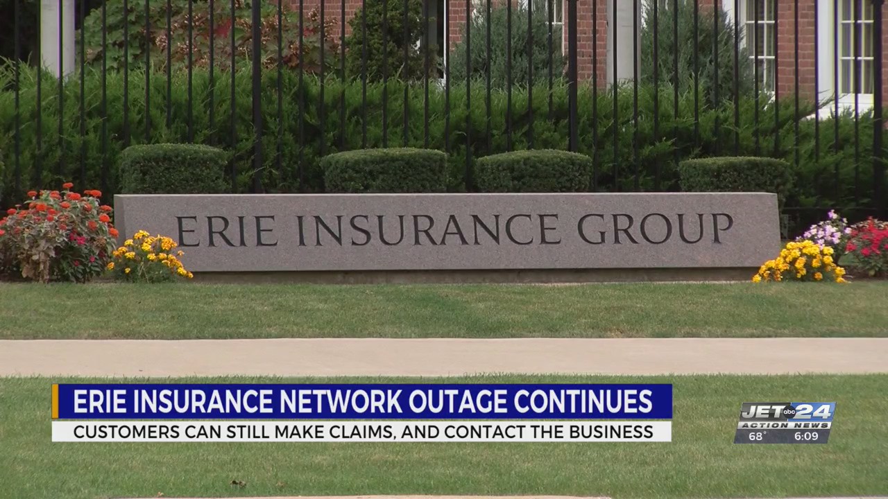 Customers can still make claims despite Erie Insurance network outages ...