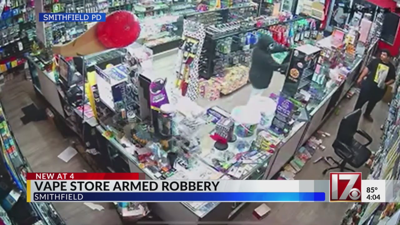 Vape store armed robbery in Smithfield – CBS17.com