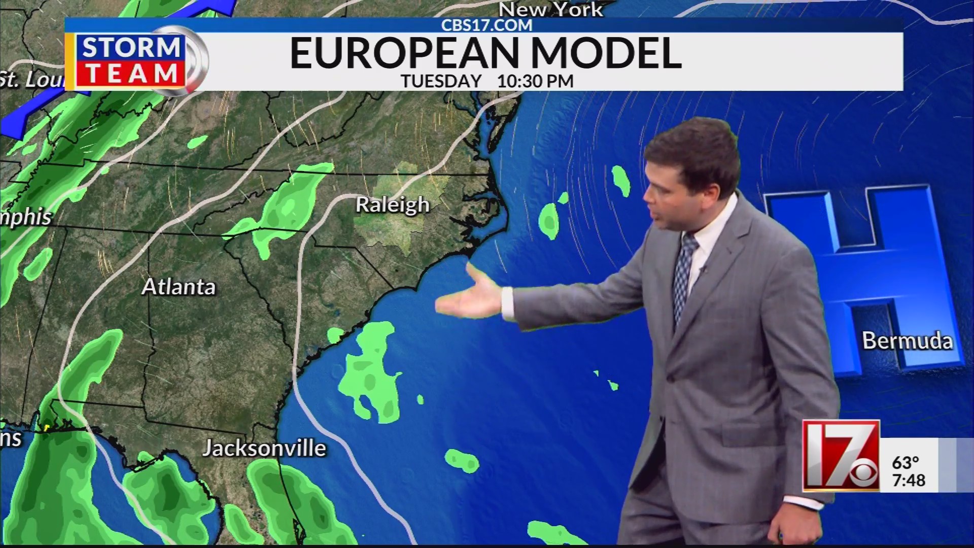 Lance Blocker’s Saturday night central NC weather forecast – CBS17.com