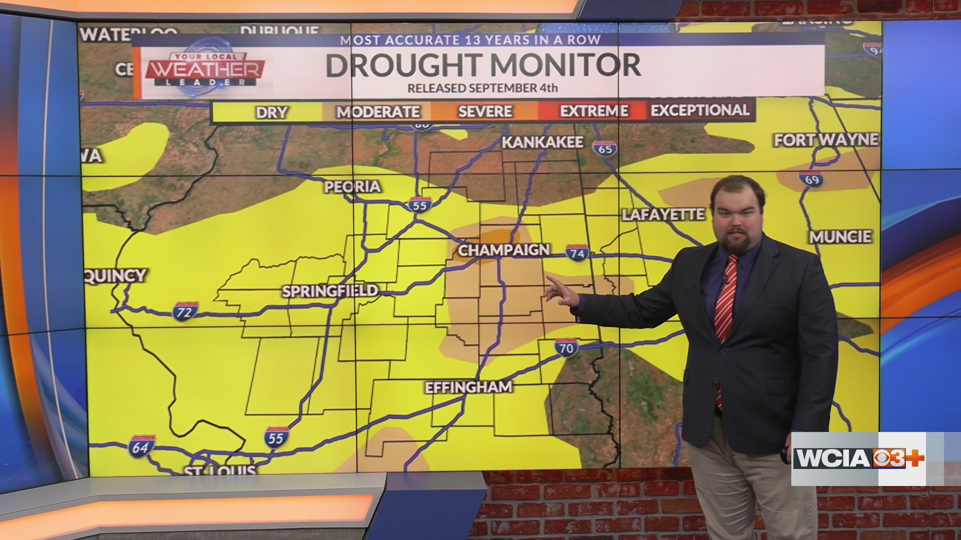 Adam “Warming up with dry stretch still rolling on.” – WCIA.com