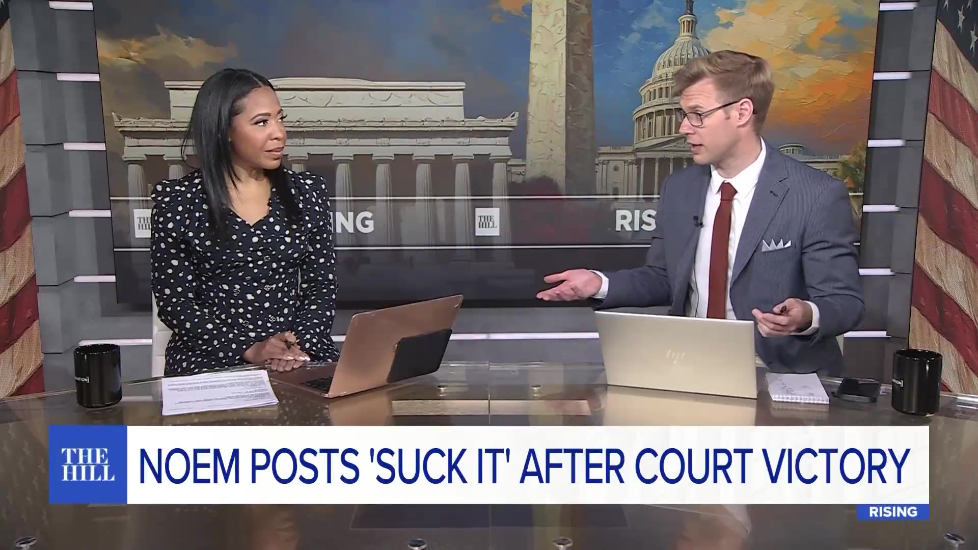 Kristi Noem Celebrates Migrant Lawsuit Drop By Writing ‘Suck It’ On X ...