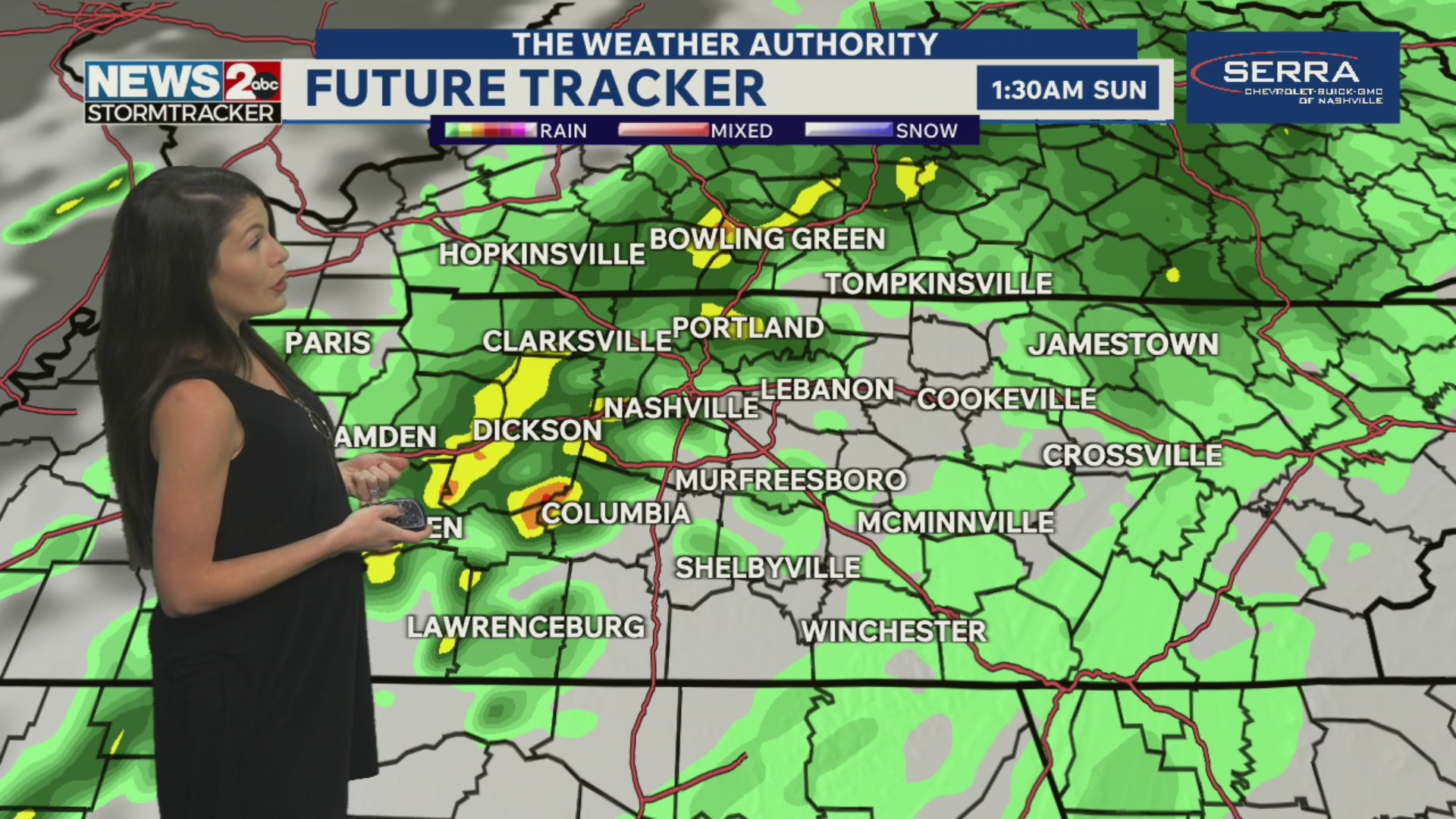 Daphne DeLoren’s Saturday evening forecast – WKRN News 2