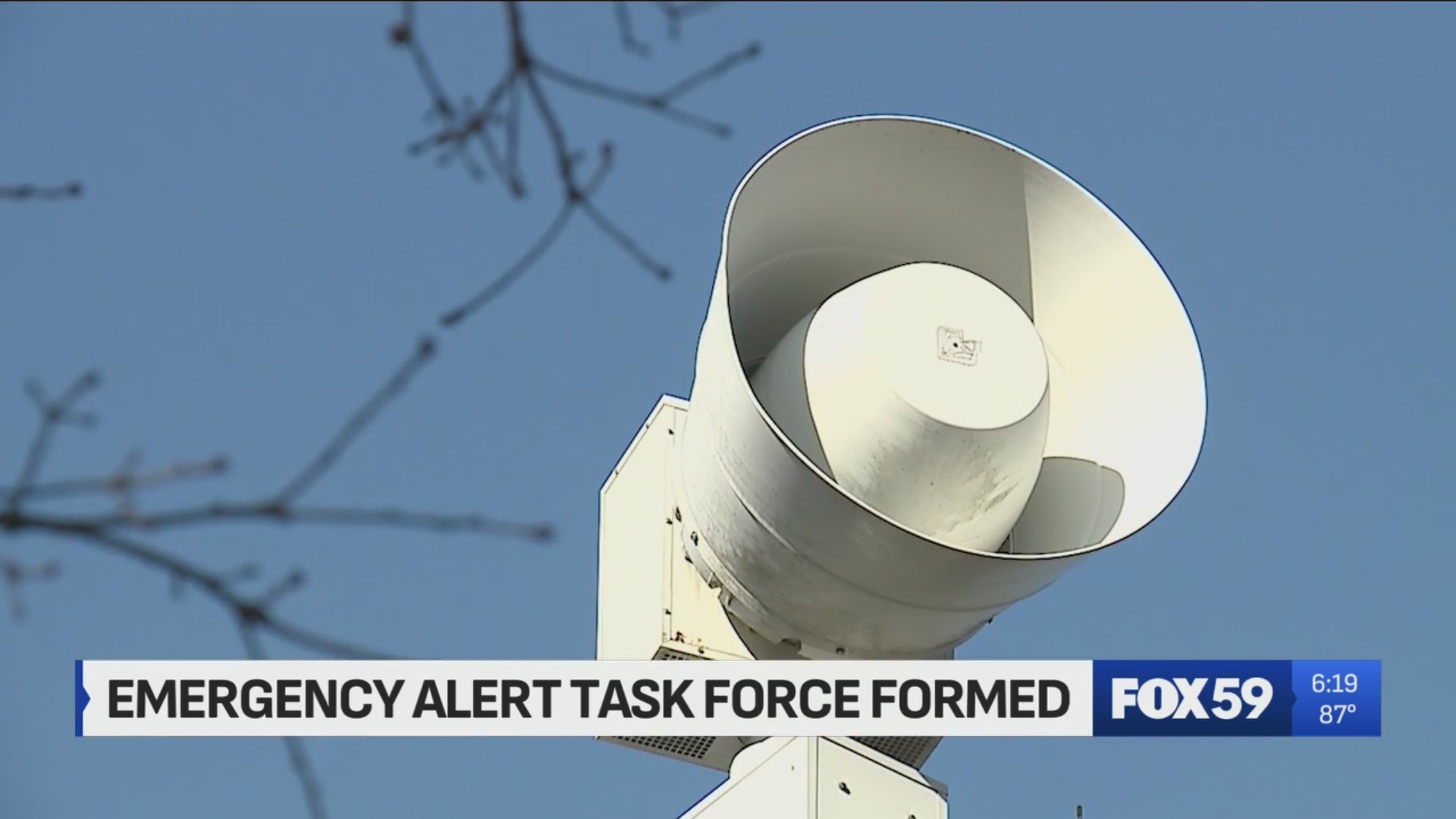 Gov. Braun creates task force to study the state`s emergency alert ...