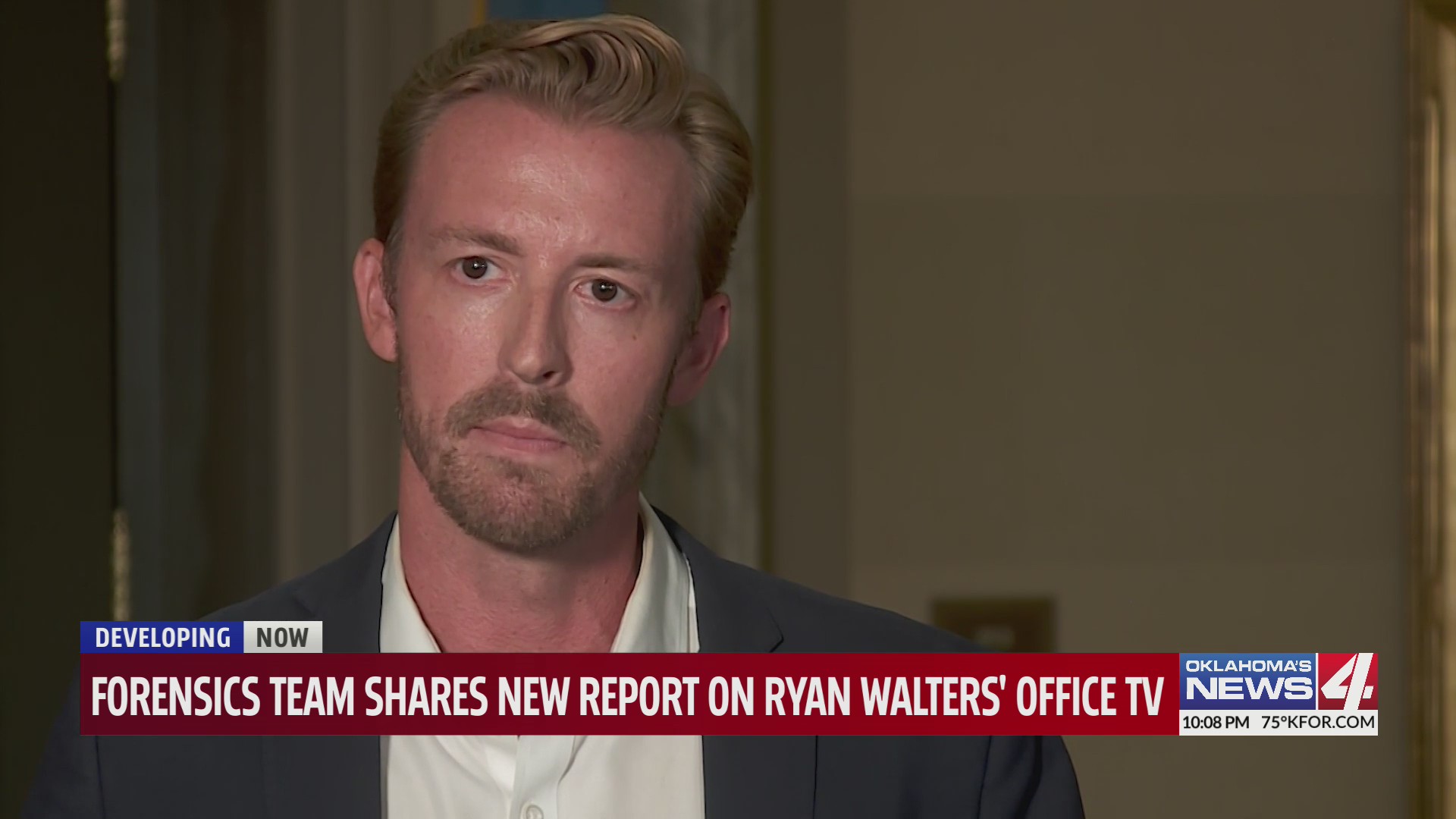 Forensics team shares new report on Ryan Walters’ office TV – KFOR.com ...