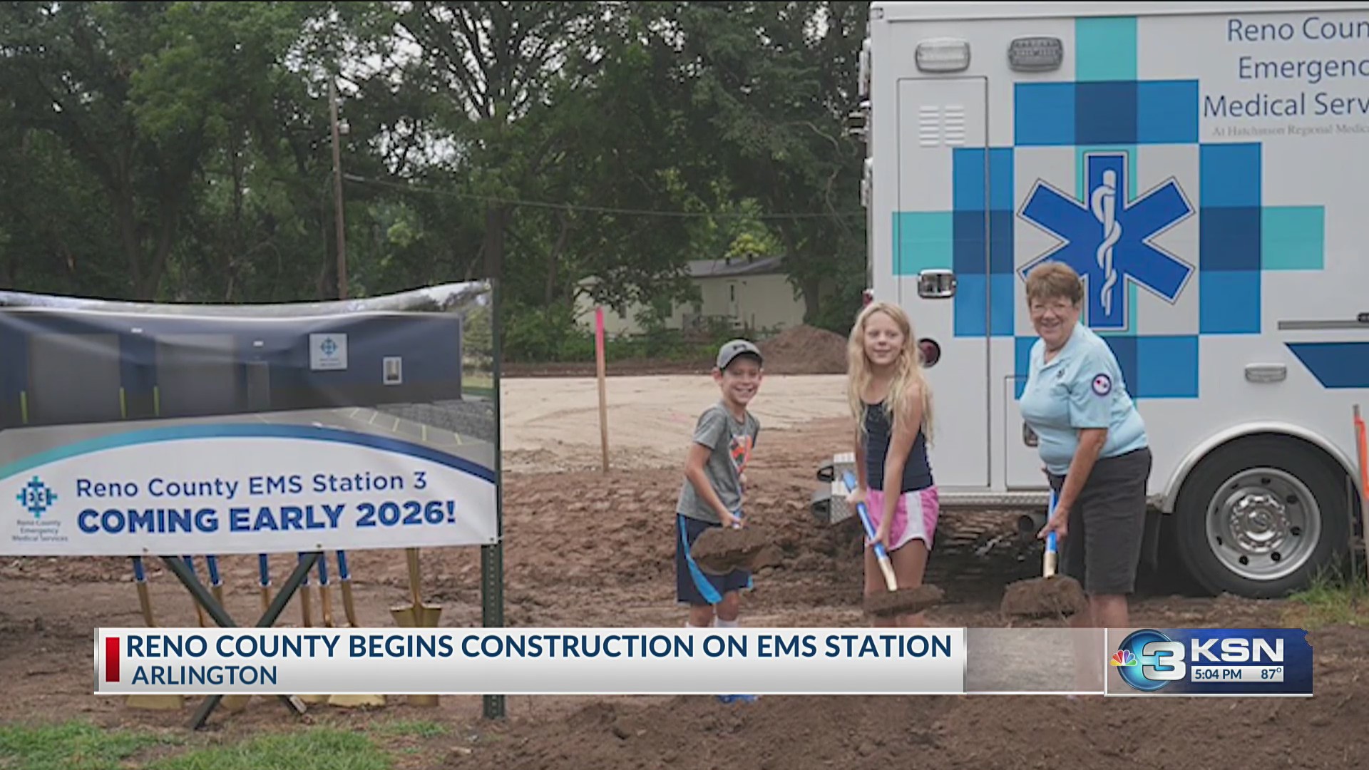 Reno County EMS breaks ground on new station in Arlington – KSN-TV