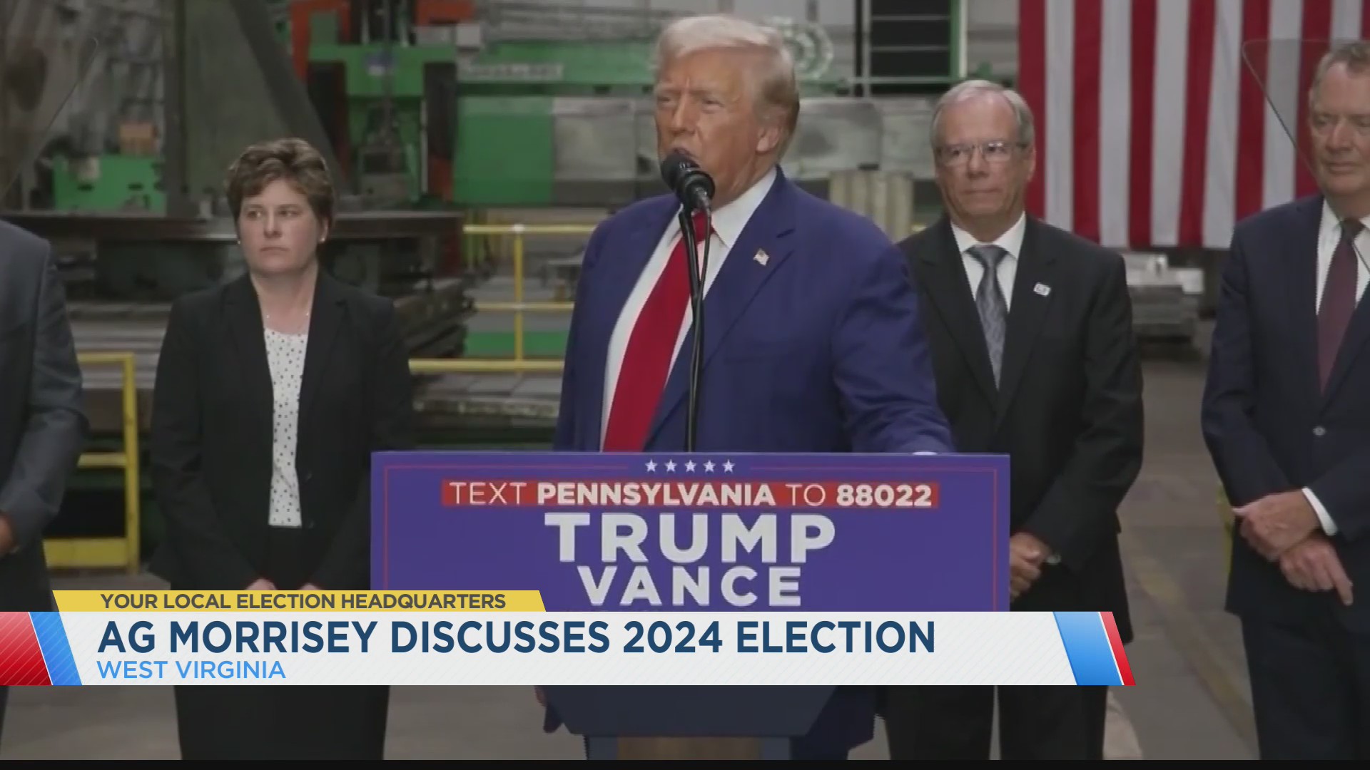 WV Attorney General Stops in Wheeling, Discusses Trump Campaign – WTRF
