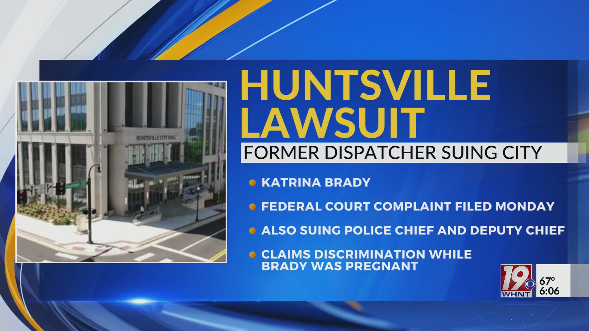 Former Huntsville Dispatcher Suing City, Police Chief and Deputy Chief ...
