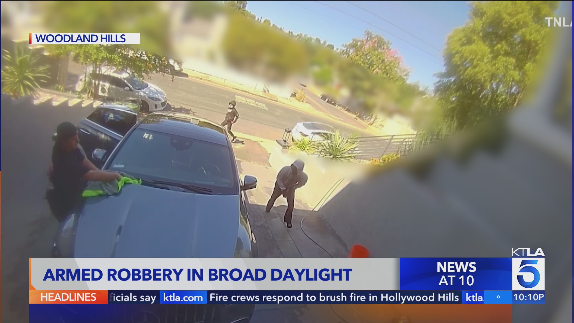 Woodland Hills broad daylight armed robbery – KTLA