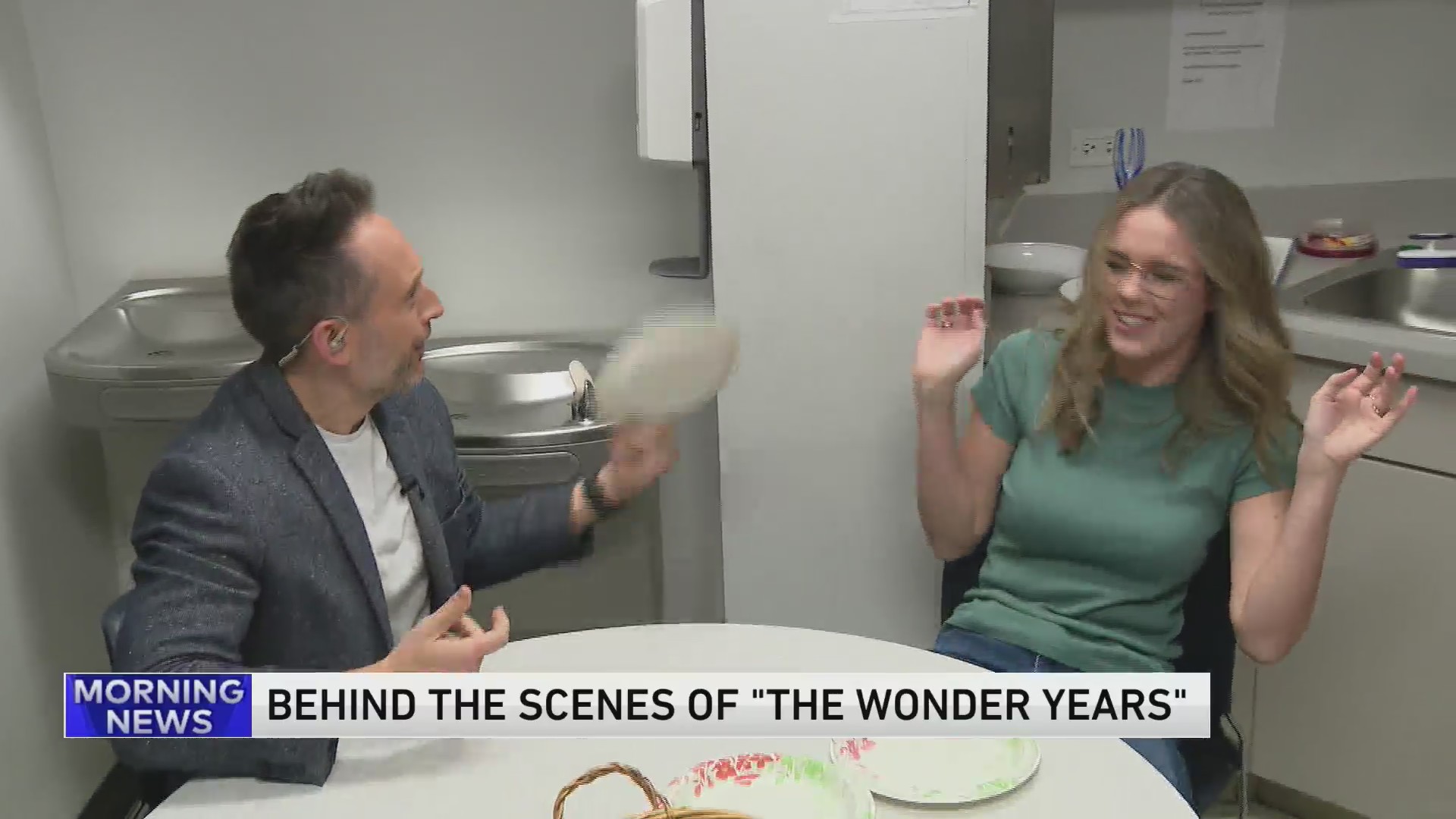 Marcus hits Morgan with a plate – WGN-TV