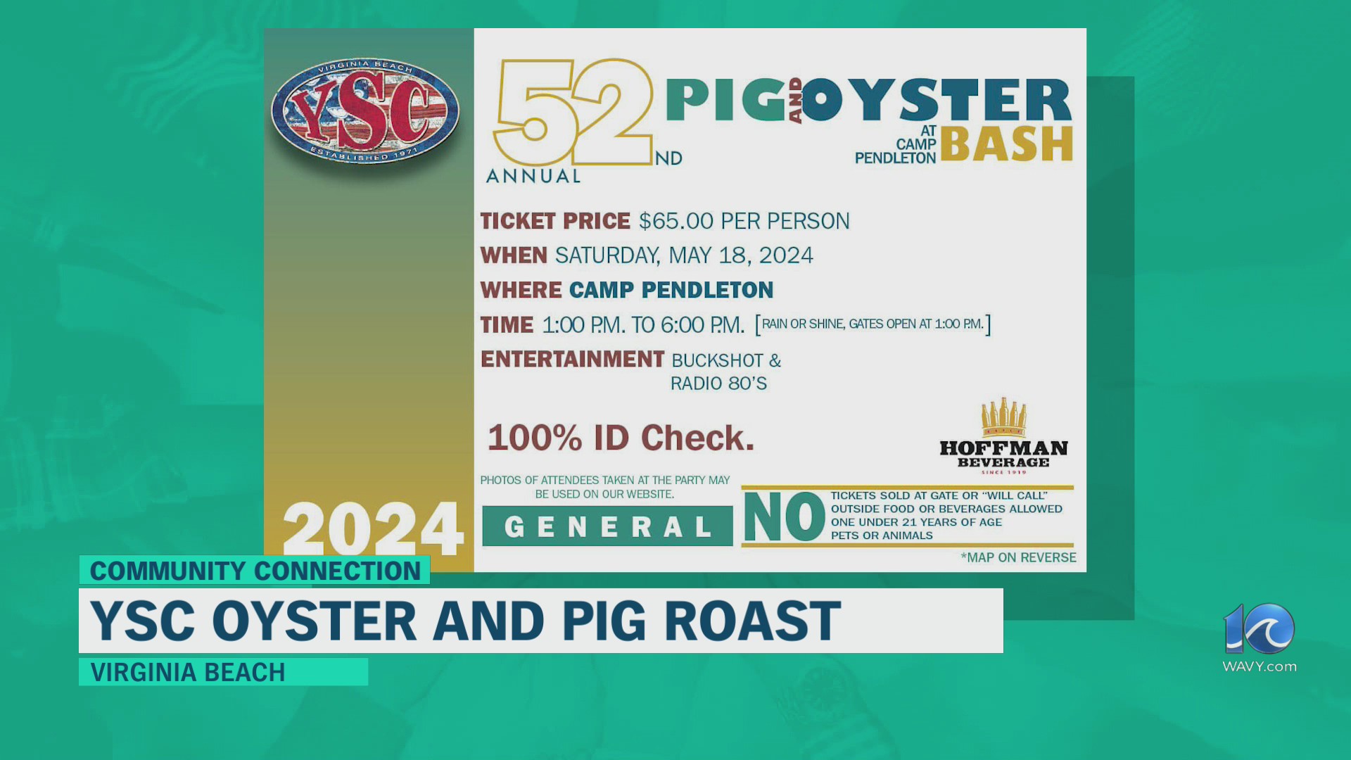 CC:YSC OYSTER AND PIG ROAST – WAVY.com