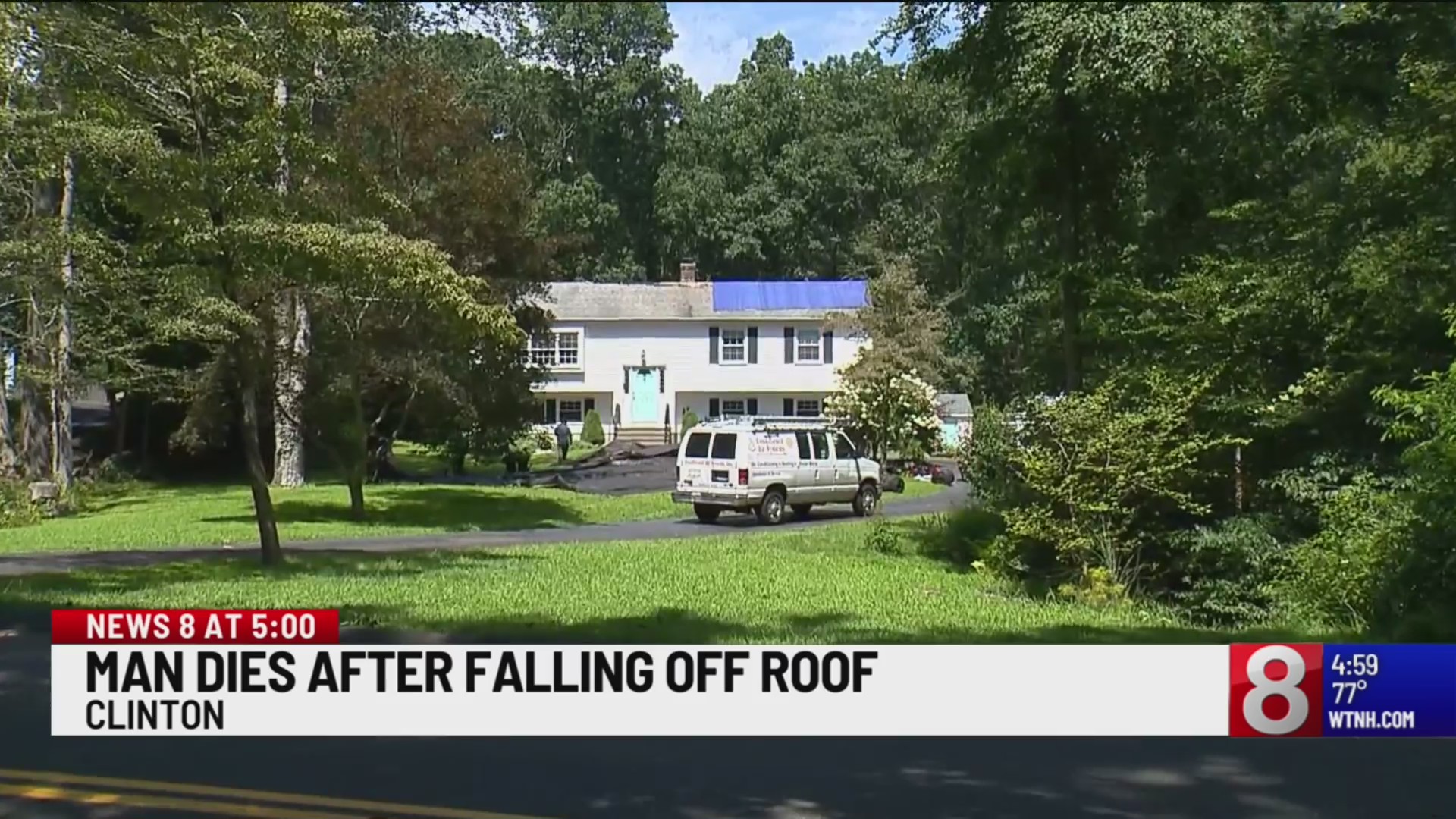 Man dies after falling off roof in Clinton – WTNH.com
